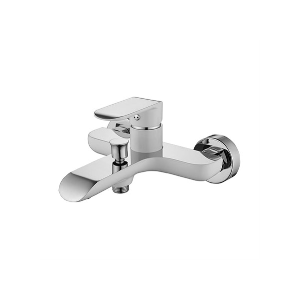 DUE Bien Due Bath Mixer Chrome - White