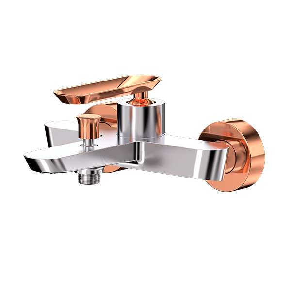 HERMES Bien Hermes Bath Mixer - Chrome - Rose Gold